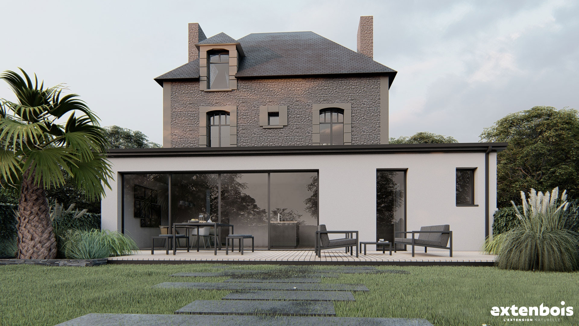 Extension de maison bourgeoise / de maître | Extenbois