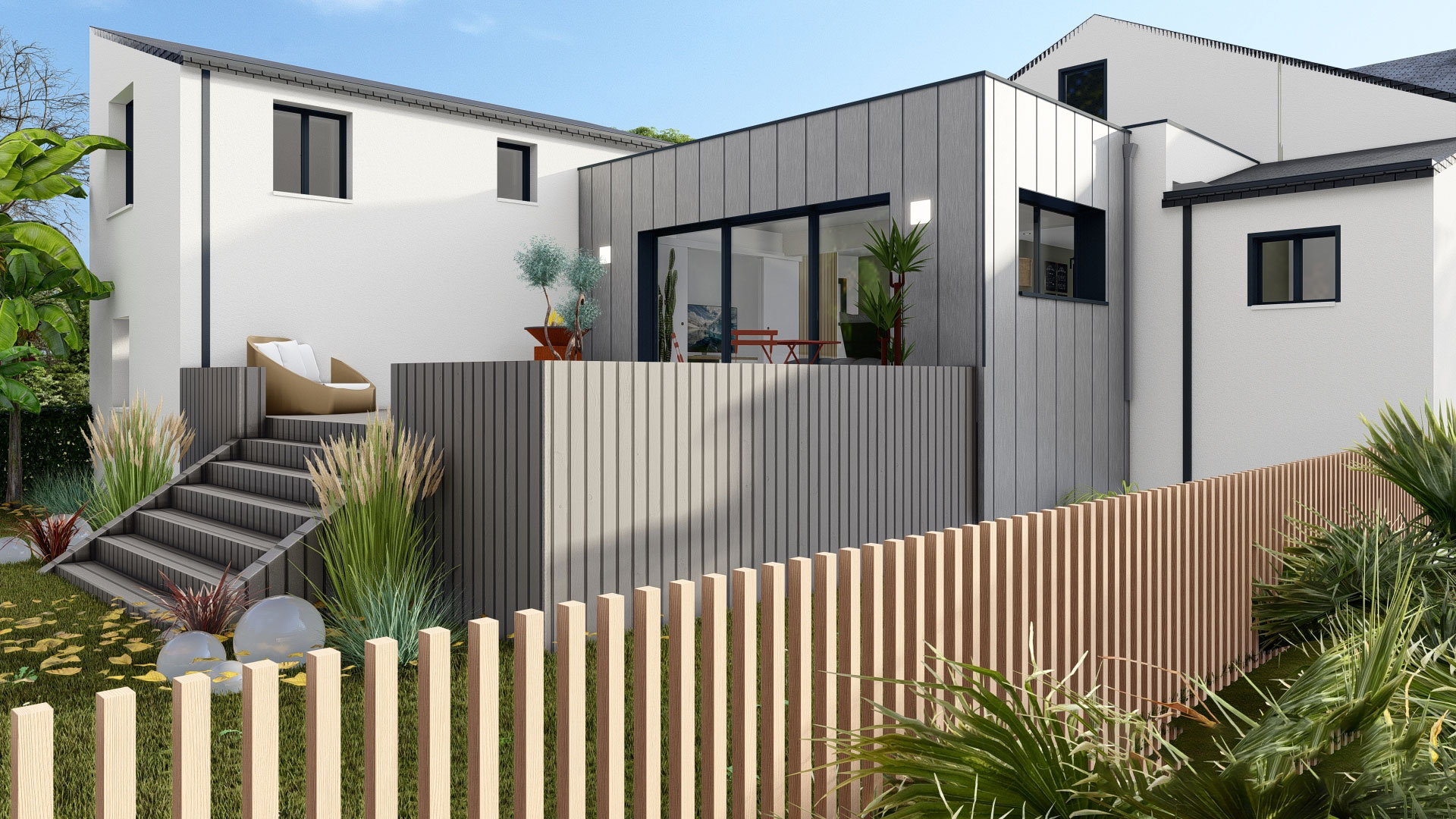 Extension bardage zinc | Extenbois